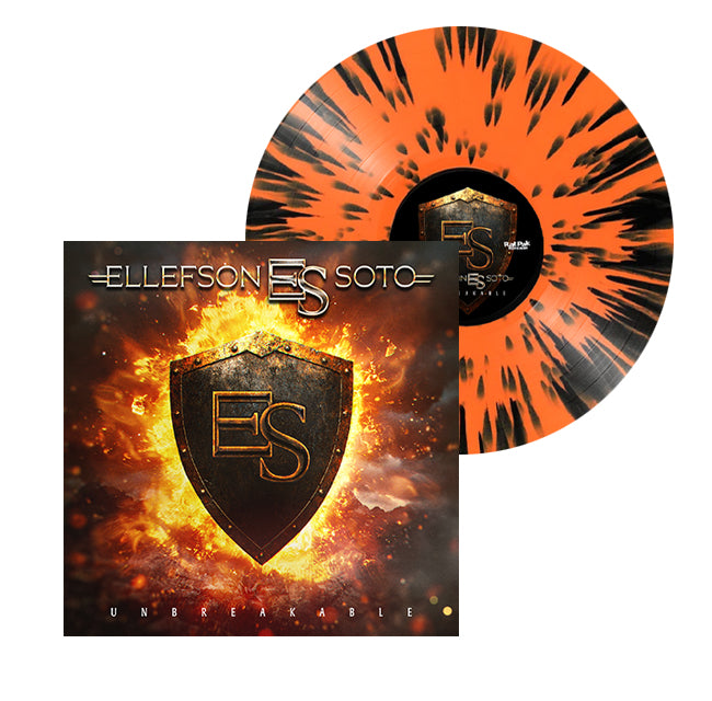 Ellefson-Soto "Unbreakable" Autographed "Tiger Burst" Vinyl Record Bun ...