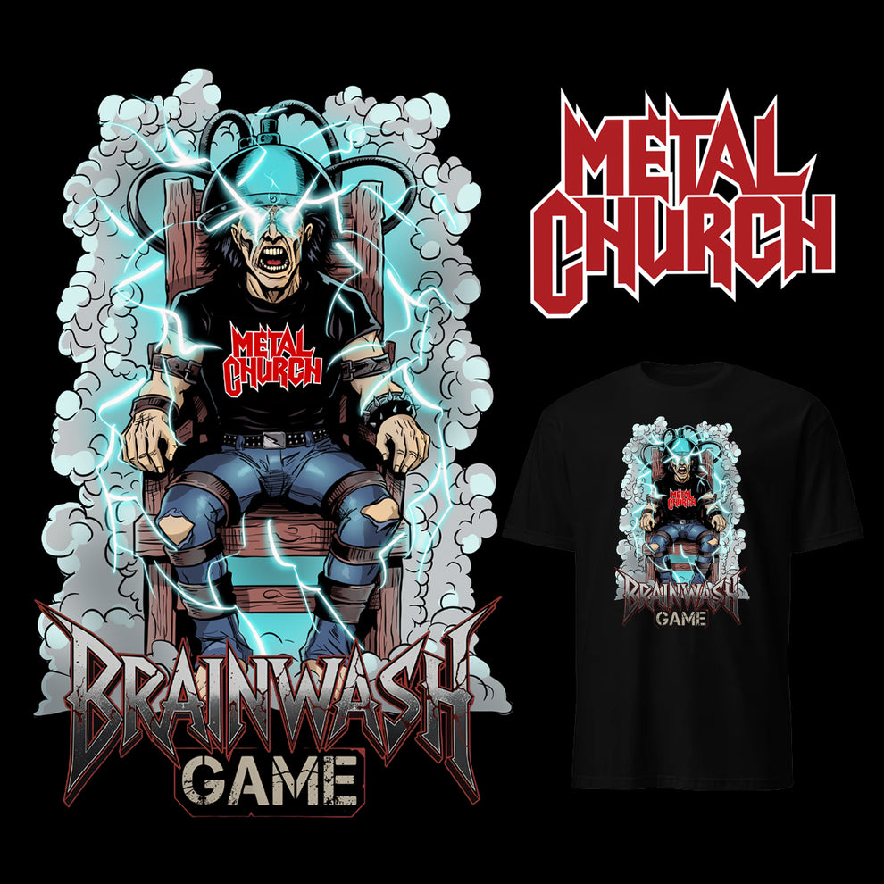 Metal Church "Brainwash Game" Unisex T-shirt – Rat Pak Records